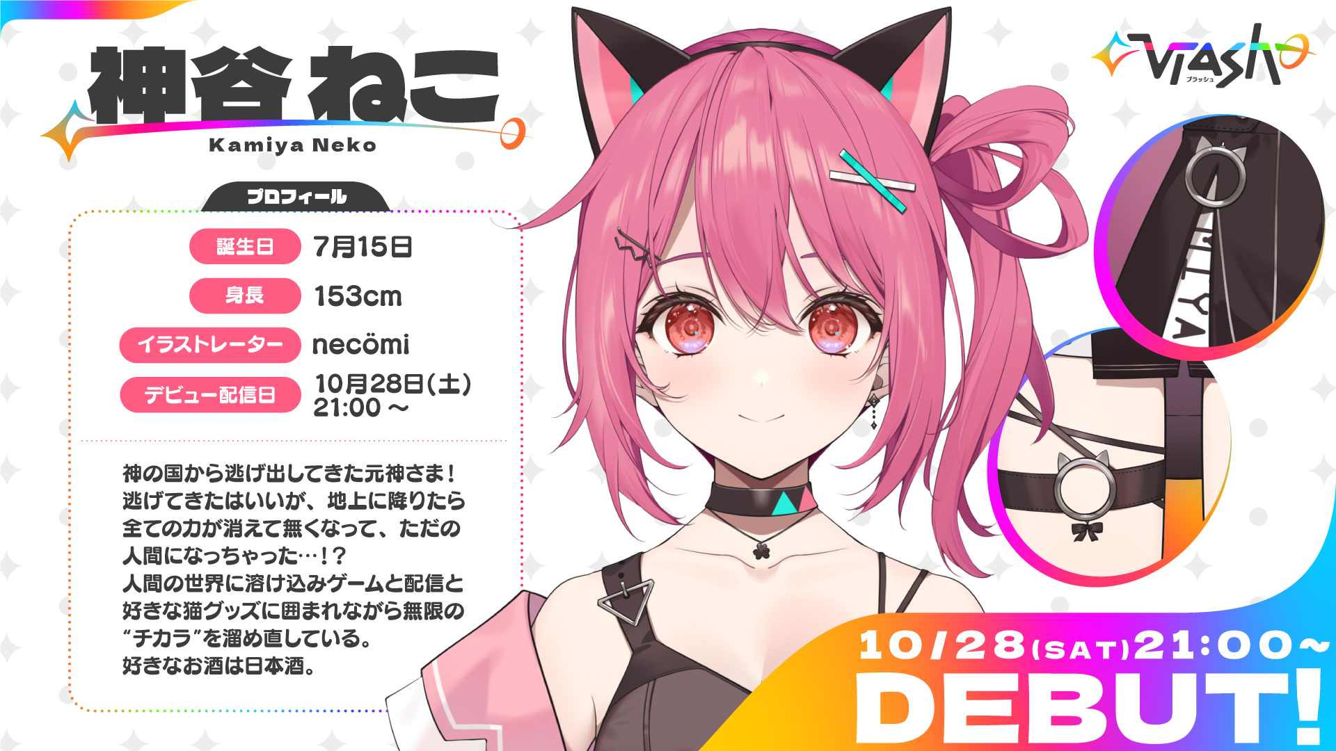 A Brand New VTuber Project “Vlash” Kicks Off from ENILIS, a Subsidiary Company of Brave Group ...